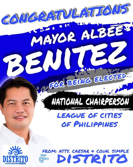 Congrats Mayor Albee Benitez for having been elected as National ...