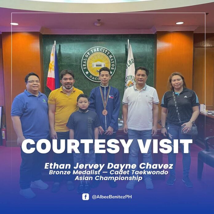 Congratulations Ethan Jervey Dayne Chavez for winning the bronze medal – Mayor Albee Benetiz ...